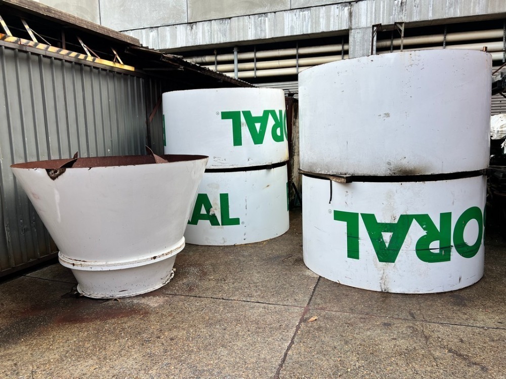 Assorted Concrete Mix Bowl Components
